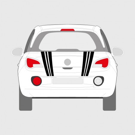 Adhesive Triple V Strip for Opel Adam boot