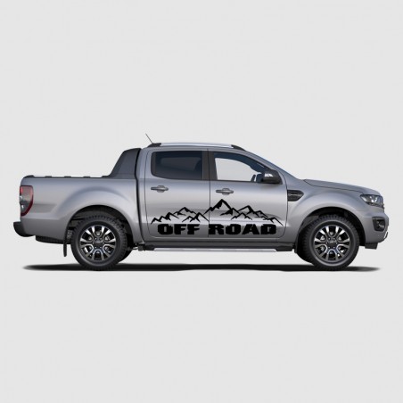 Off Road Mountain Decal for Ford Ranger Side