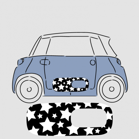 Stars Stickers for Citroën AMI Door